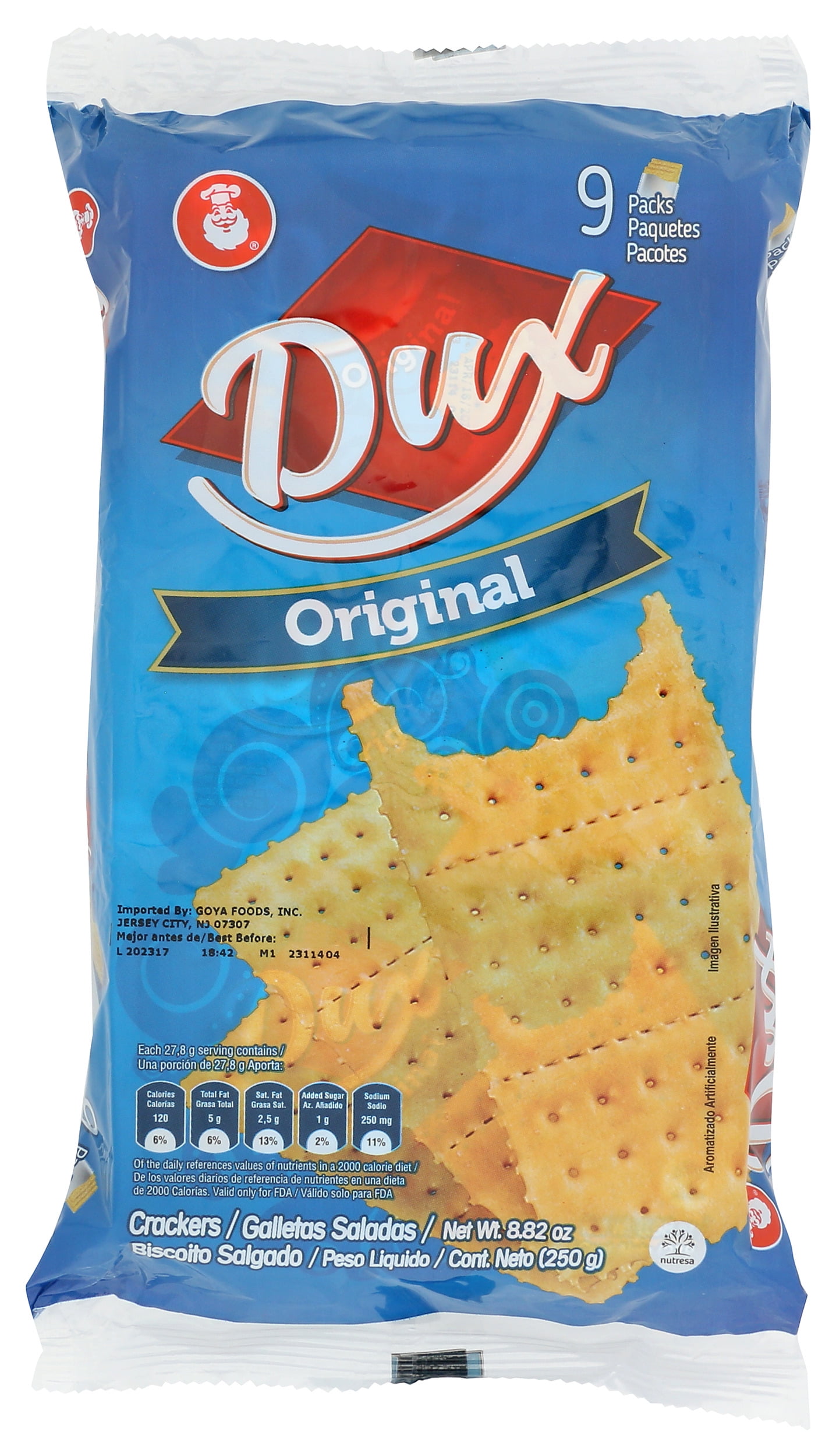 Pack of 24, Dux Original Crackers, 8.82 oz - Walmart.com