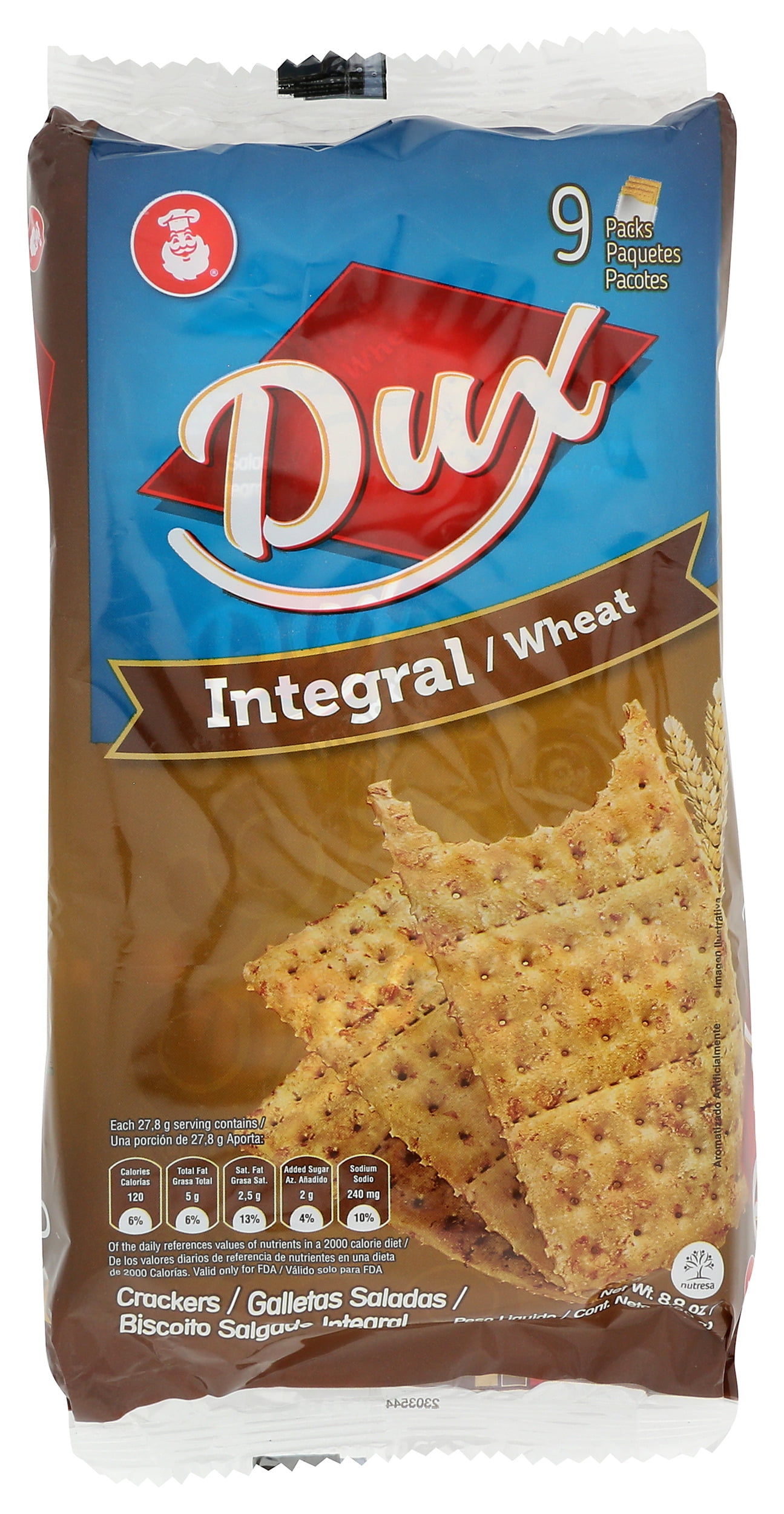 Pack of 24, Dux Wheat Crackers, 8.82 oz - Walmart.com