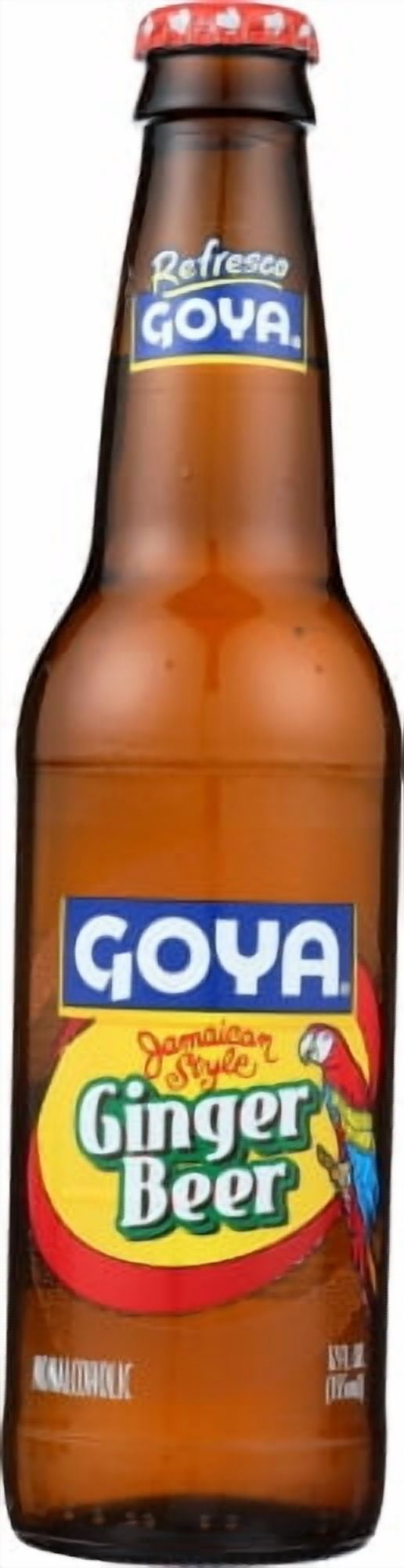 (Pack of 24) Goya Soda Ginger Beer 12 fl oz - Walmart.com