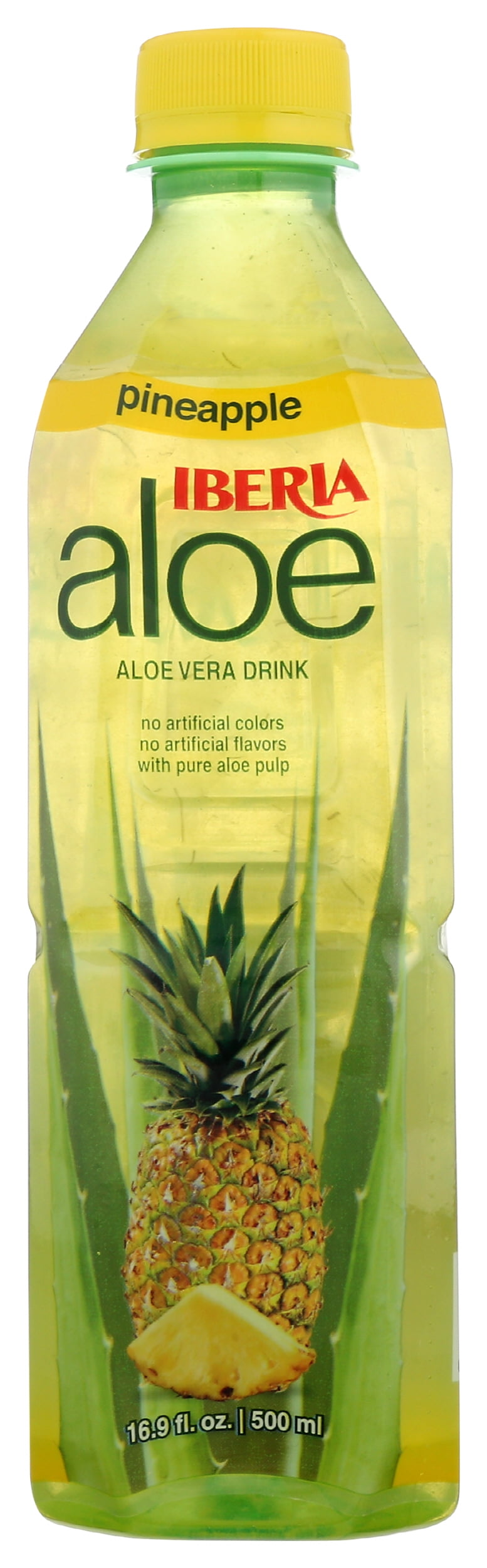 Pack of 24, Iberia Pineapple Aloe Vera Drink, 16.9 oz - Walmart.com