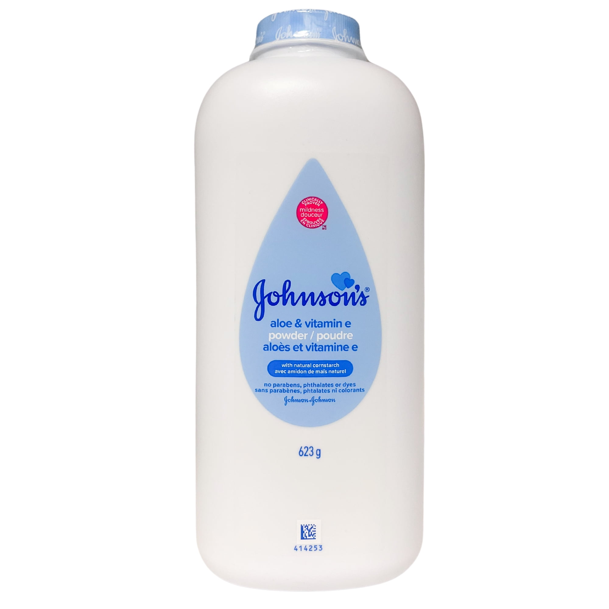Pack of (24) Johnsons Baby Powder, Pure Cornstarch, Aloe And Vitamin E ...