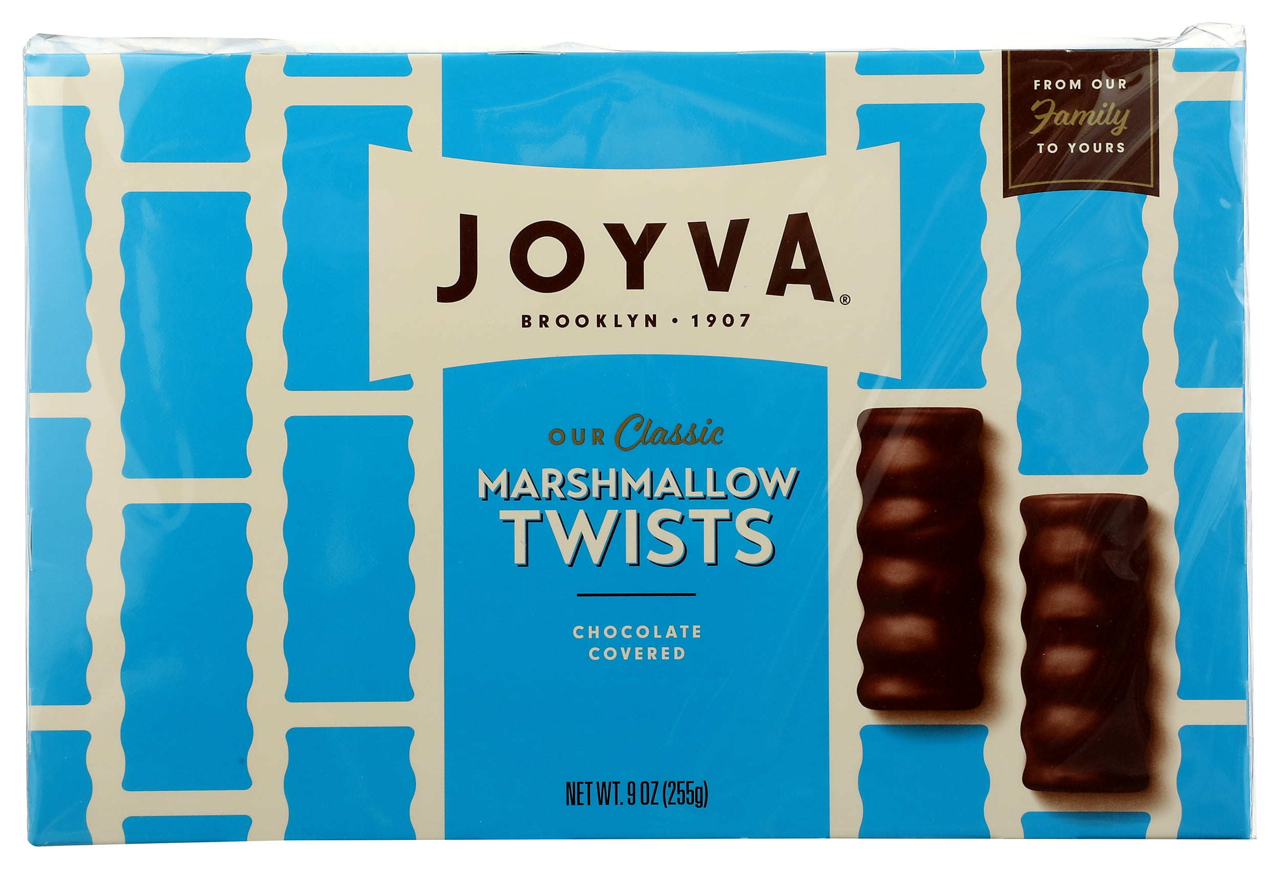 Pack of 24, Joyva Classic Chocolate Covered Marshmallow Twists, 9 oz - Walmart.com