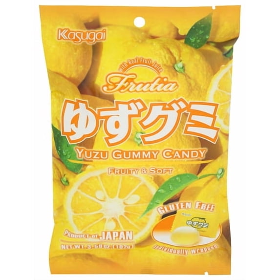 Pack of 24 Kasugai Yuzu Gummy Candy 3.59 oz - Walmart.com