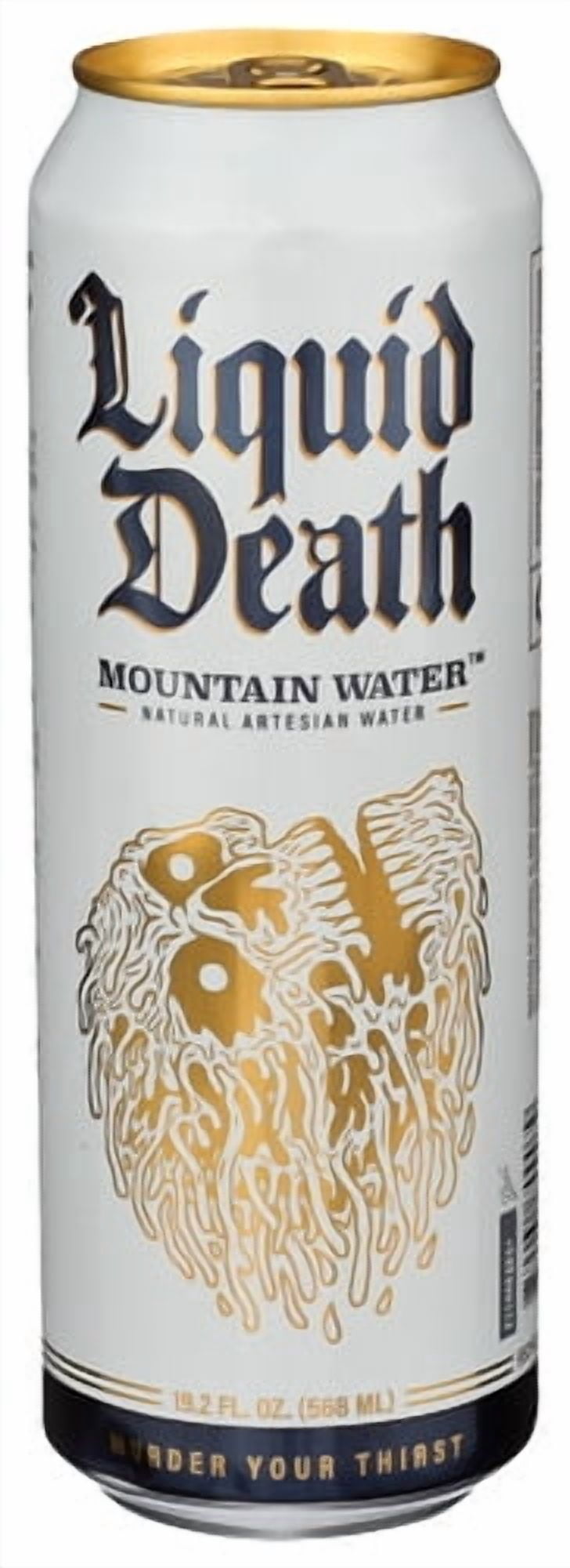 (Pack of 24) Liquid Death Still Mountain Water 19.2 fl oz - Walmart.com