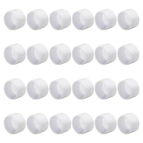 Pack of 24 Multipurpose SCH40 PVC Pipe End Caps Multiple Sizes ...