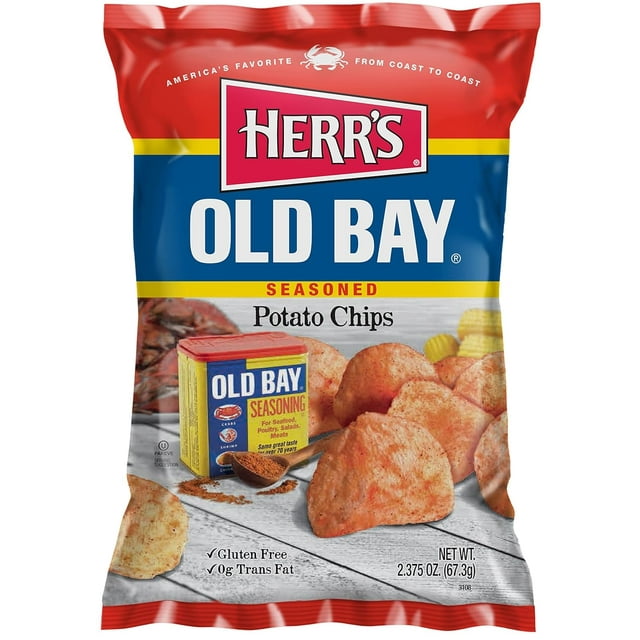 Pack of 24 Old Bay Flavored Potato Chips - 2.38 oz Each - Walmart.com