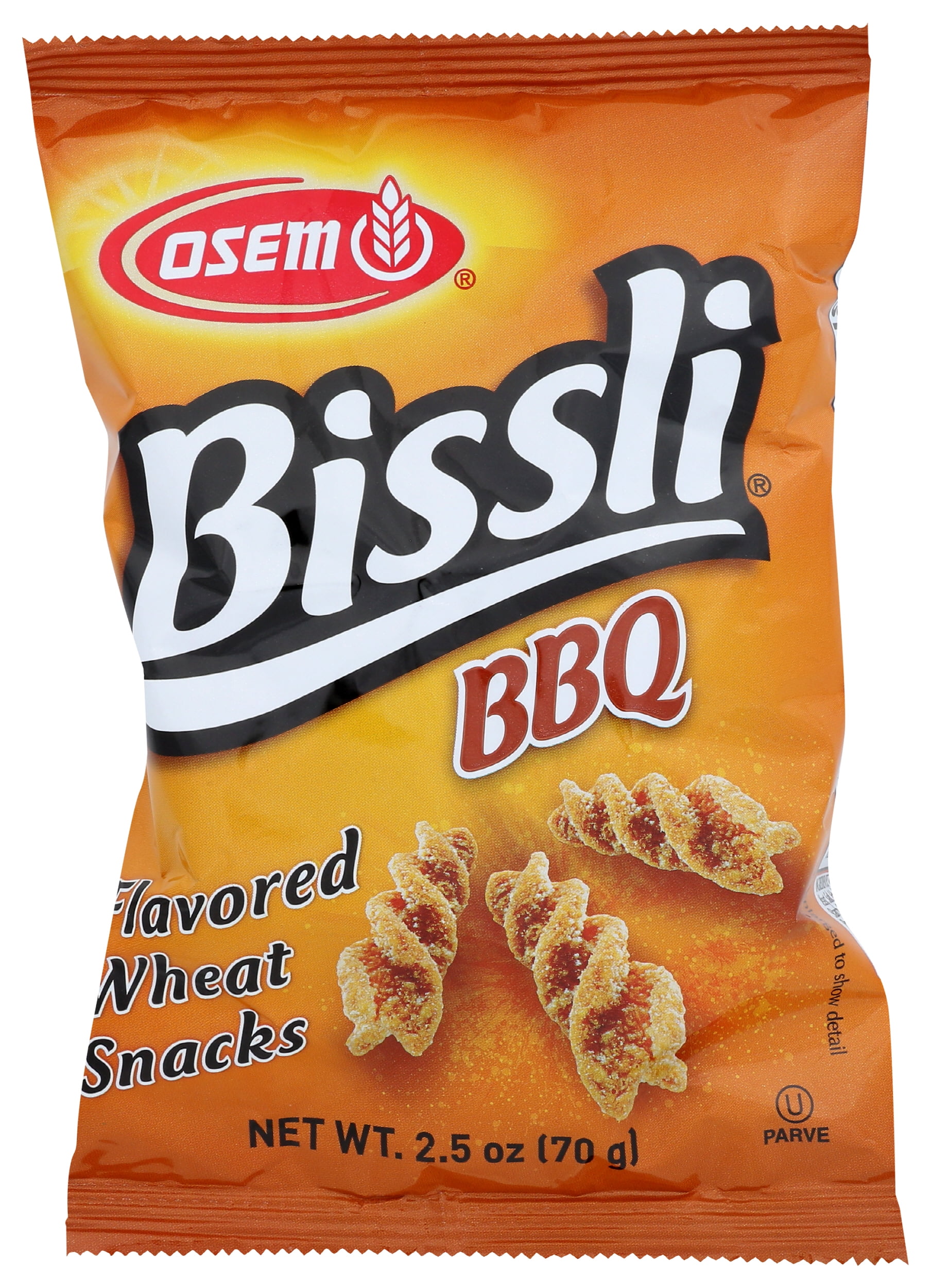 Pack of 24, Osem BBQ Wheat Flavored Snacks, 2.5 oz - Walmart.com
