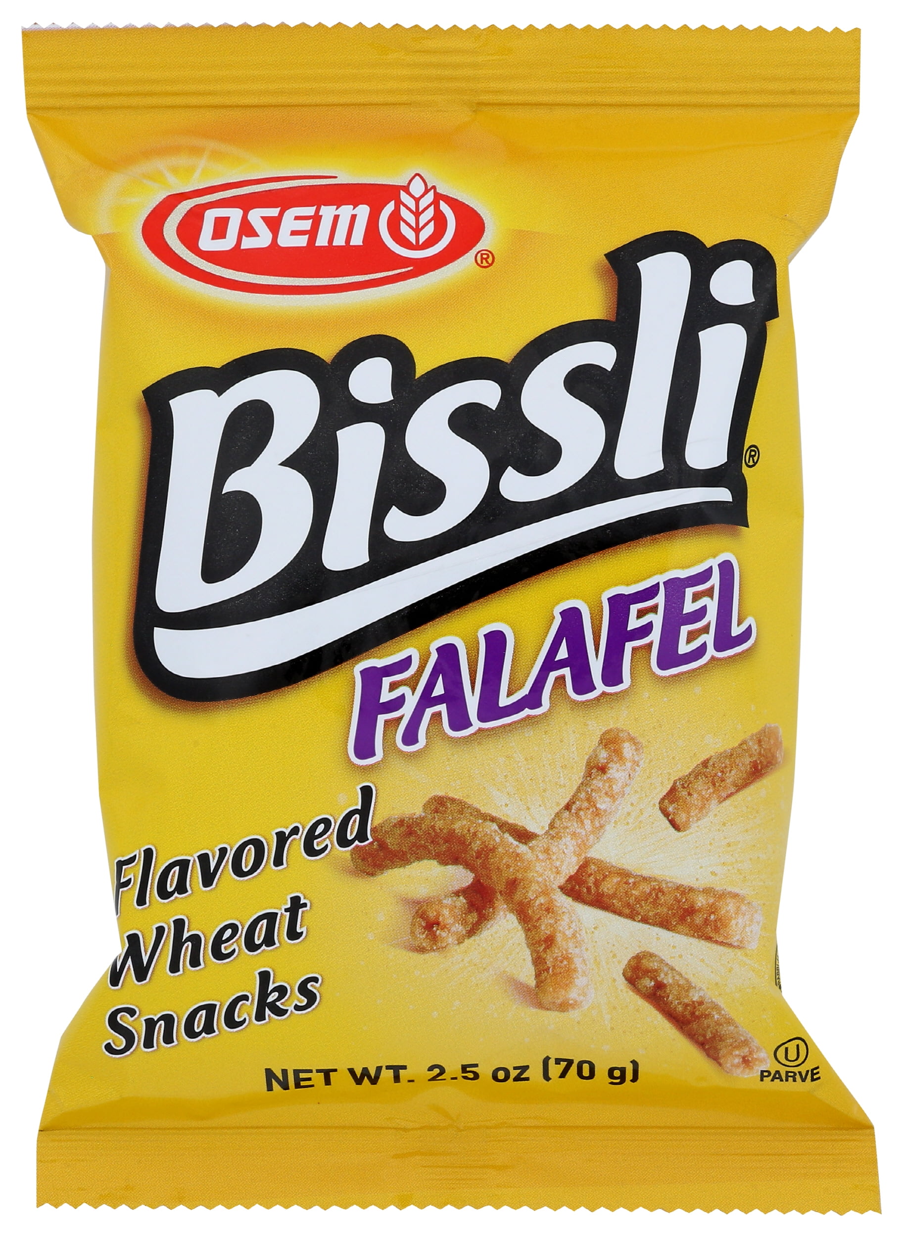 Pack of 24, Osem Bissli Falafel Flavored Wheat Snacks, 2.5 oz - Walmart.com