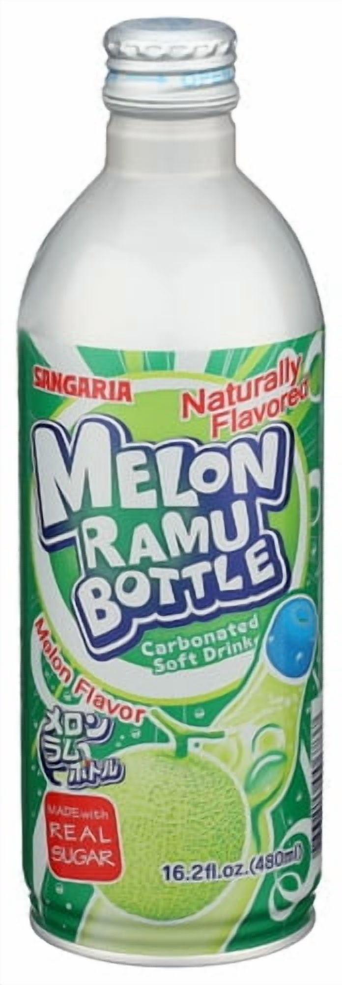 Pack of 24 Sangaria Ramune Melon Bottle Can 16.2 fl oz - Walmart.com