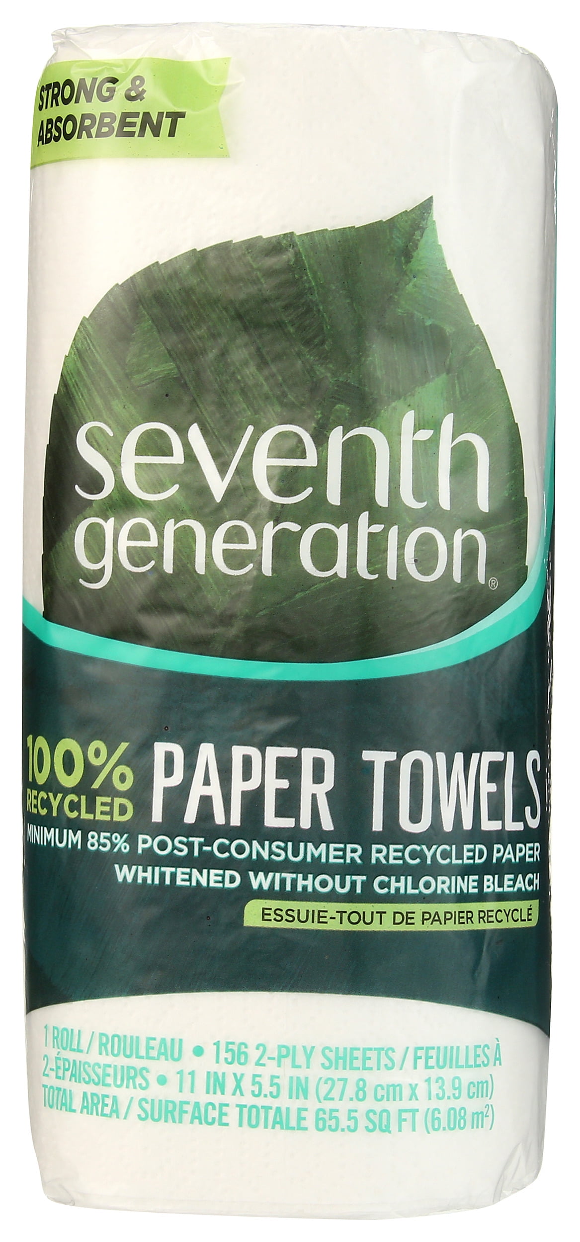 Pack of 24, Seventh Generation 100% Recycled Paper Towels, 1 ea ...