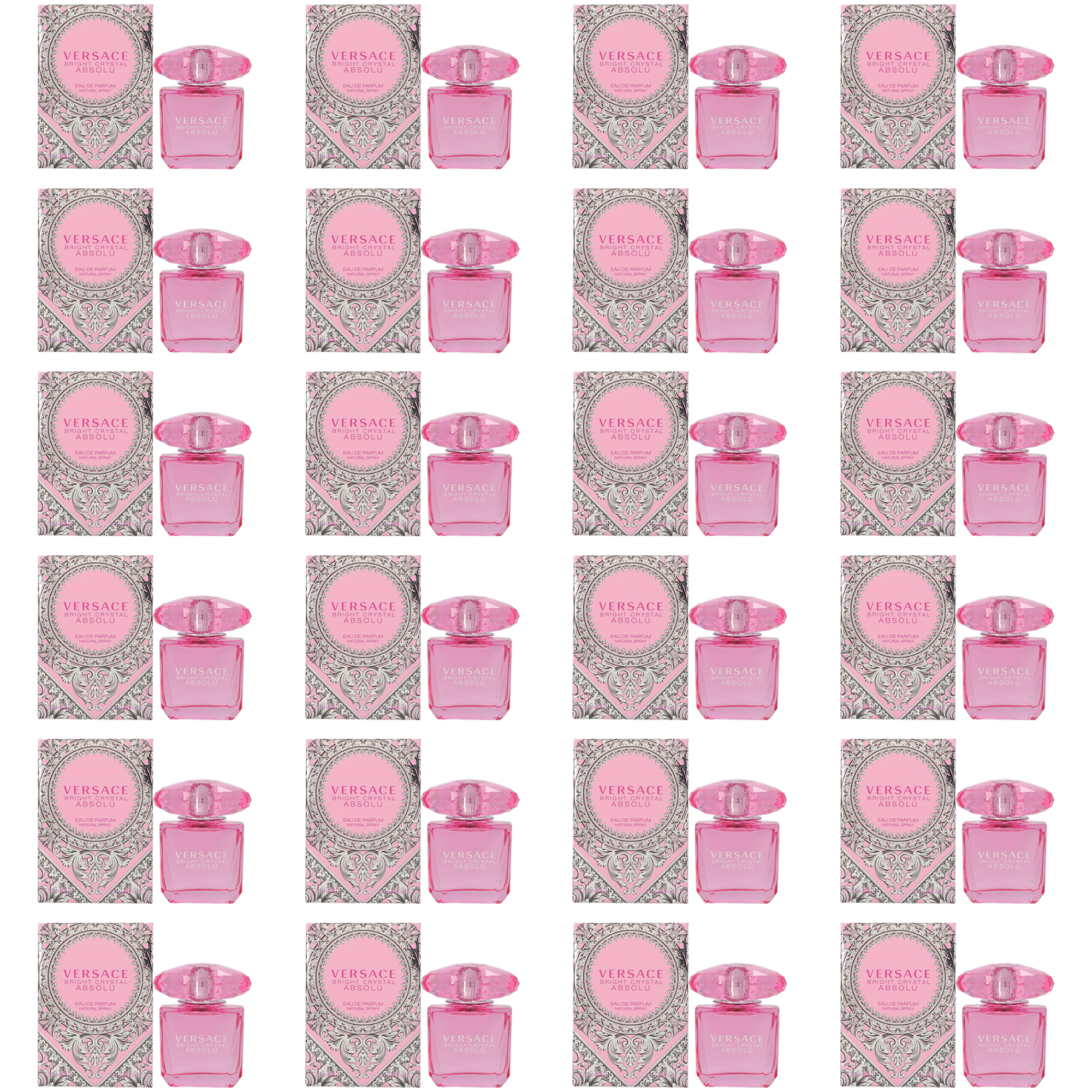 Pack of (24) VERSACE Bright Crystal Absolute Eau de Parfum, 1 Fluid ...