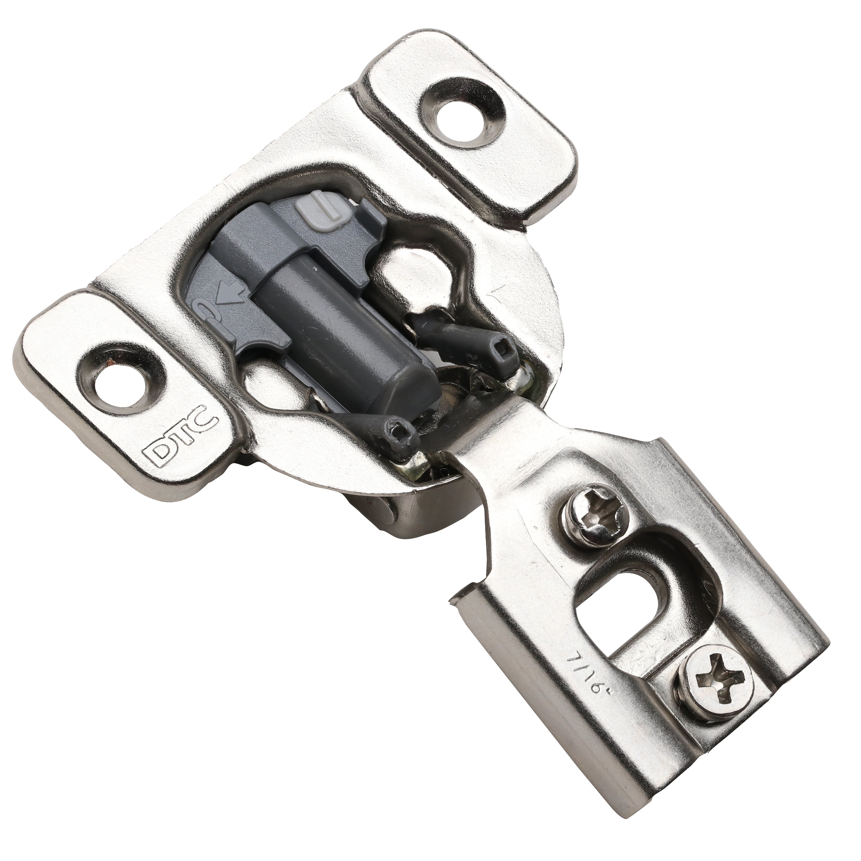 Pack of 25 DTC 7/16" Overlay Soft Close Face Frame Compact Hinge, 6 Way ...