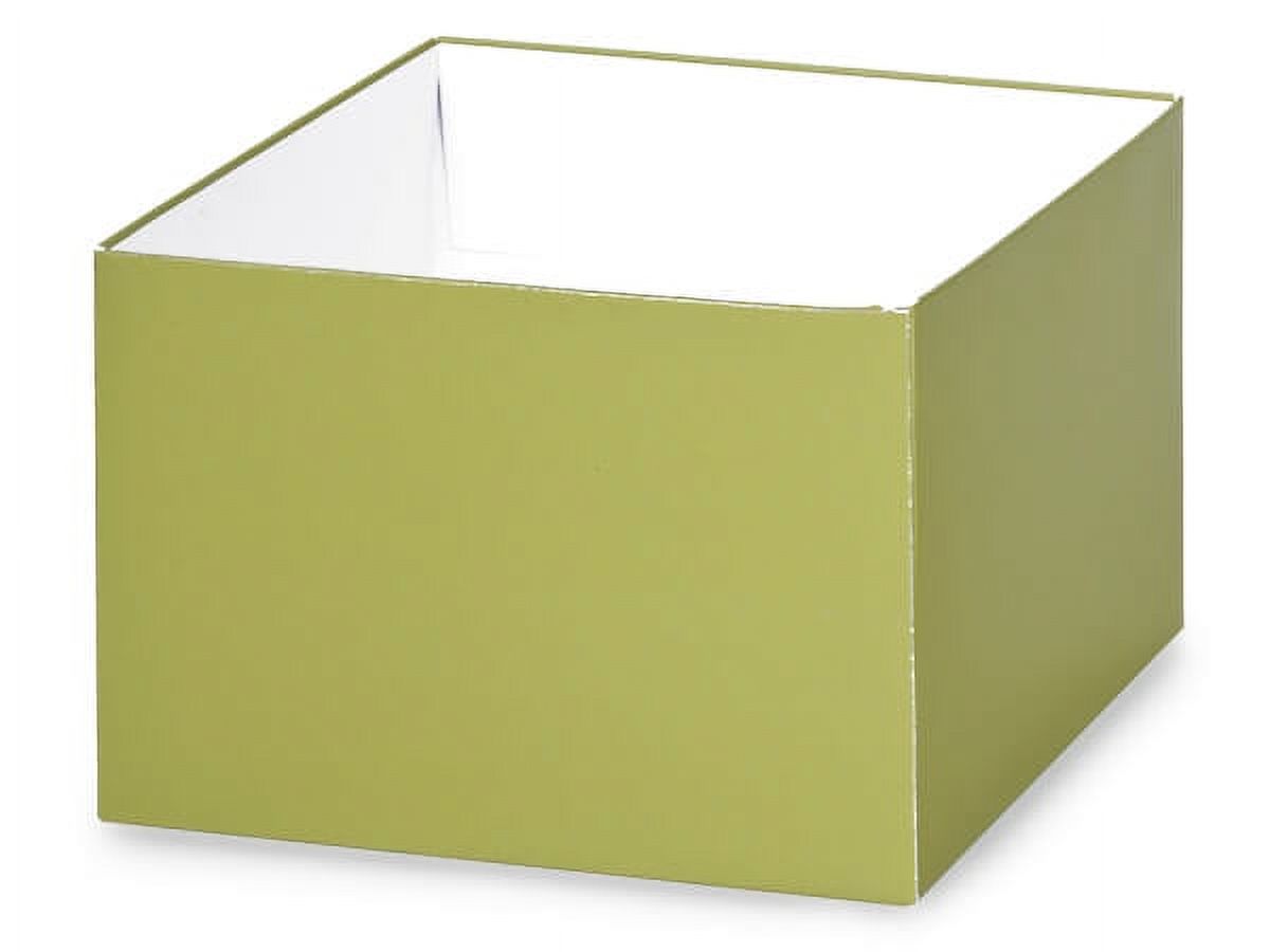 Pack of 25, Matte Sage Box Base, 6x6x4" for Food Packaging - Walmart.com