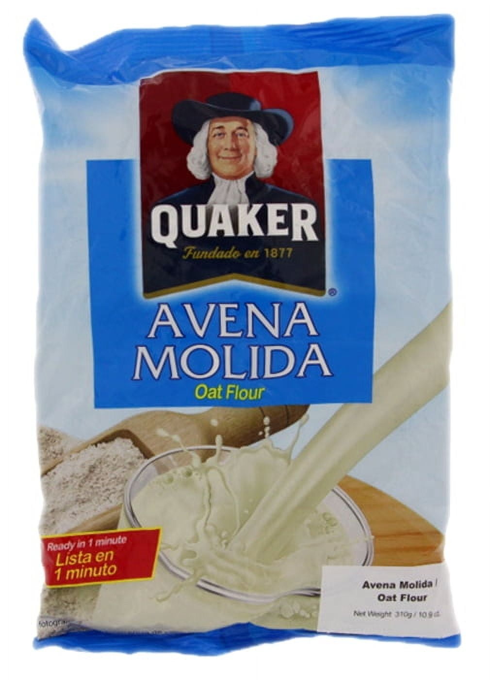 (Pack of 25) Quaker Ground Oats 10.9 oz - Avena Molida - Walmart.com