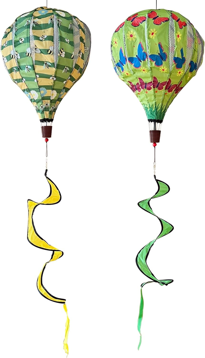 Pack of 2X Giant Air Balloon Windmills Large Pinwheels Fun Twirl Wind ...