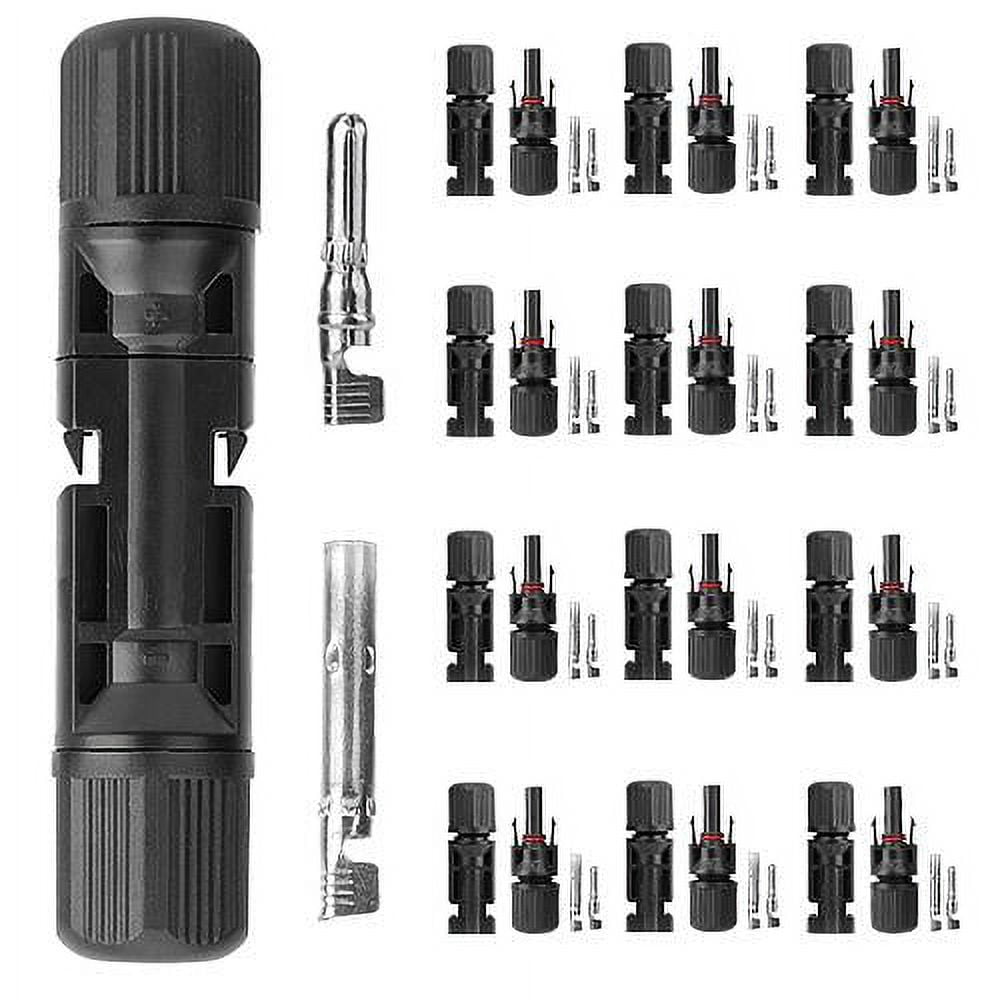 10 Pairs Solar Panel Connectors Solar Wire Adapter Male/Female IP67 ...