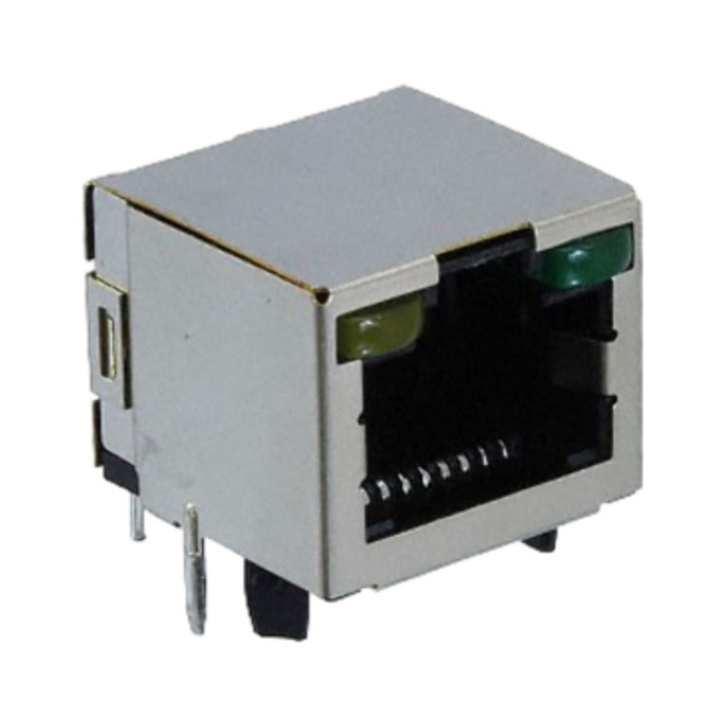 Pack of 3 6116075-1 Conn RJ-45 F 8 POS 1.02mm Solder RA Thru-Hole 12 ...