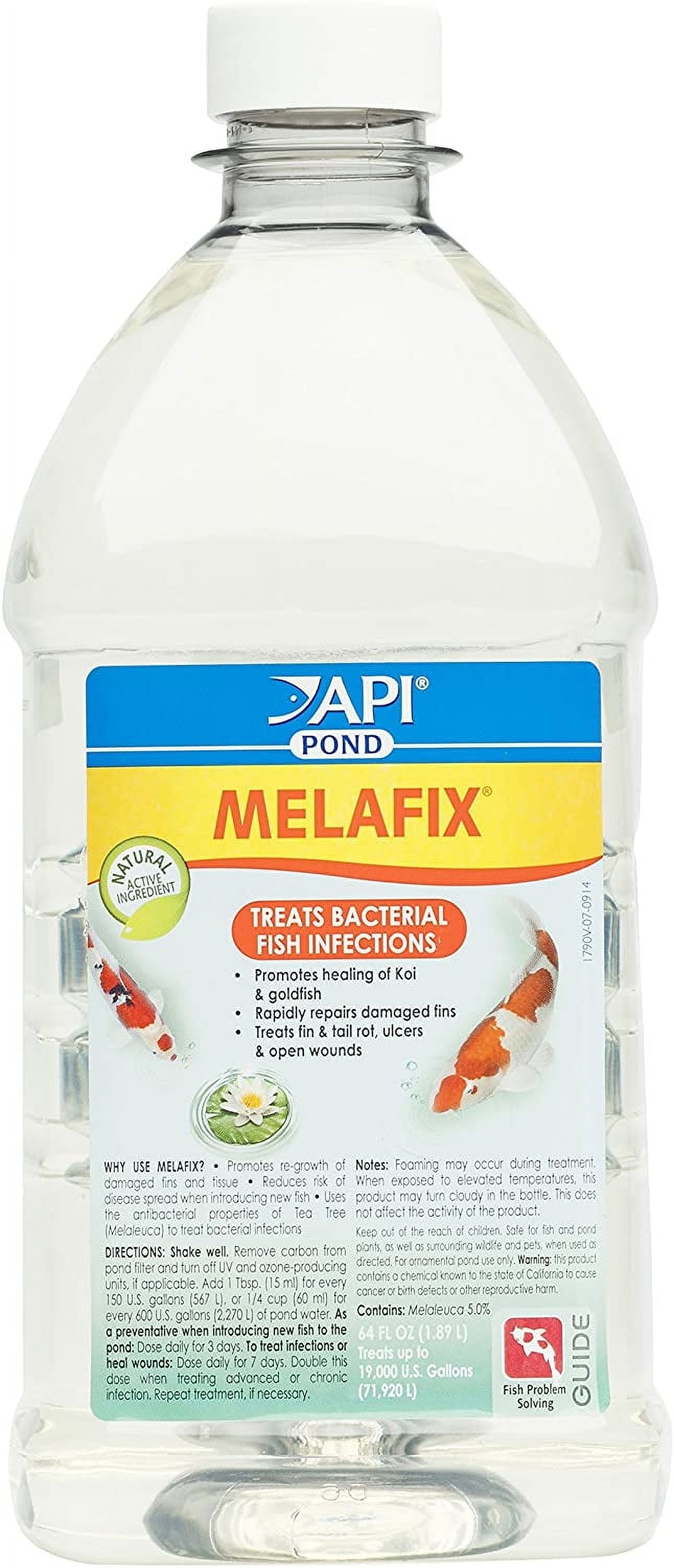 [Pack of 3] API Pond Melafix Treats Bacterial Infections for Koi and Goldfish 64 oz - Walmart.com