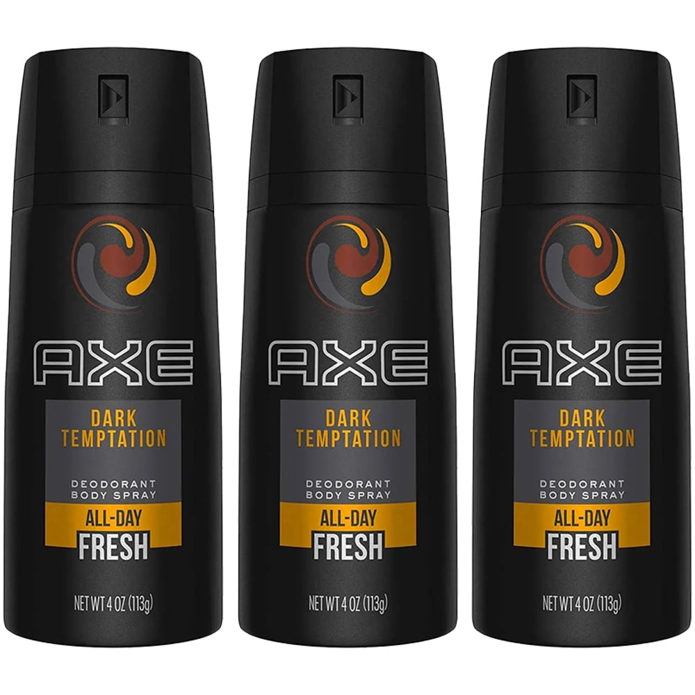 Pack of (3) AXE BODY SPRAY DARK TEMPTATION 150 ML - Walmart.com