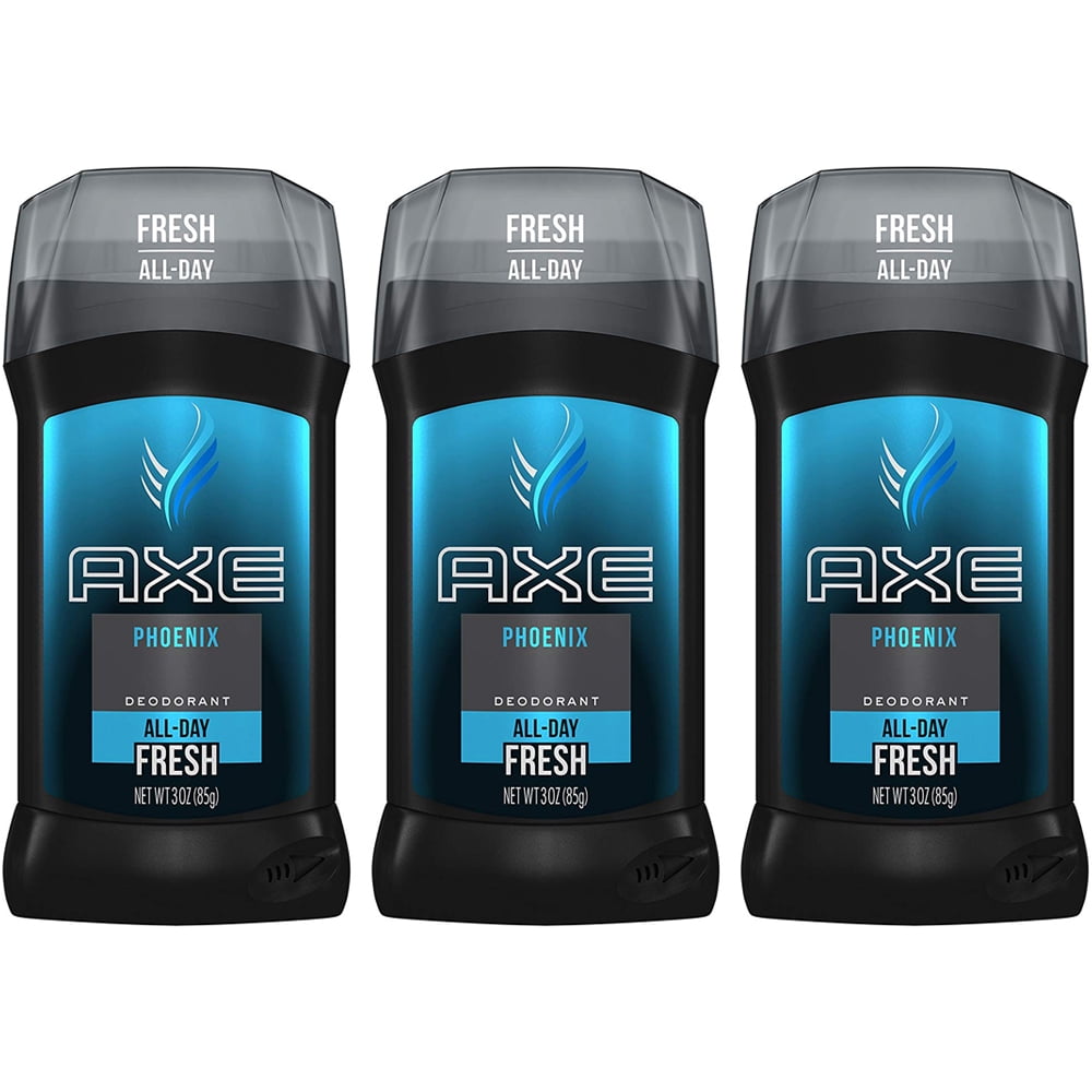 Pack of (3) AXE Dual Action Deodorant Stick for Long Lasting Odor ...