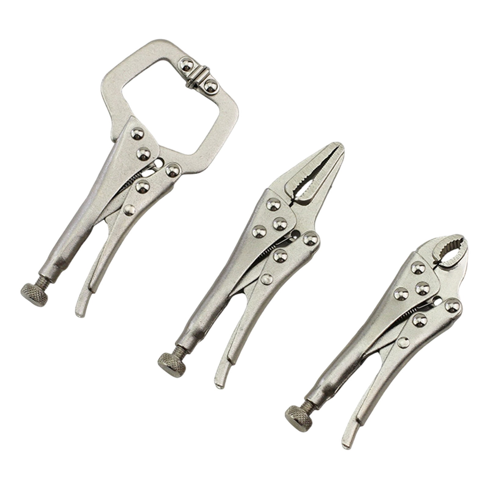Pack of 3 Adjustable Wide Opening Clamps Pliers with High Strength ...