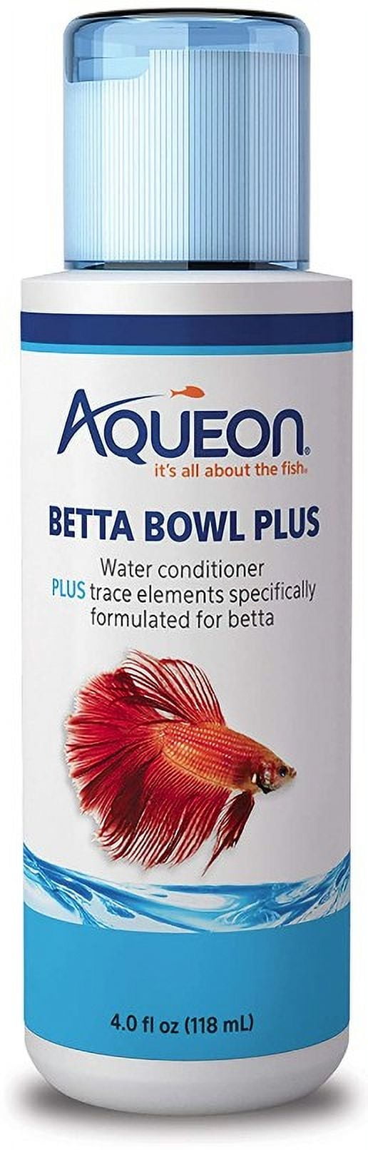[Pack of 3] Aqueon Betta Bowl Plus Water Conditioner Plus Trace ...