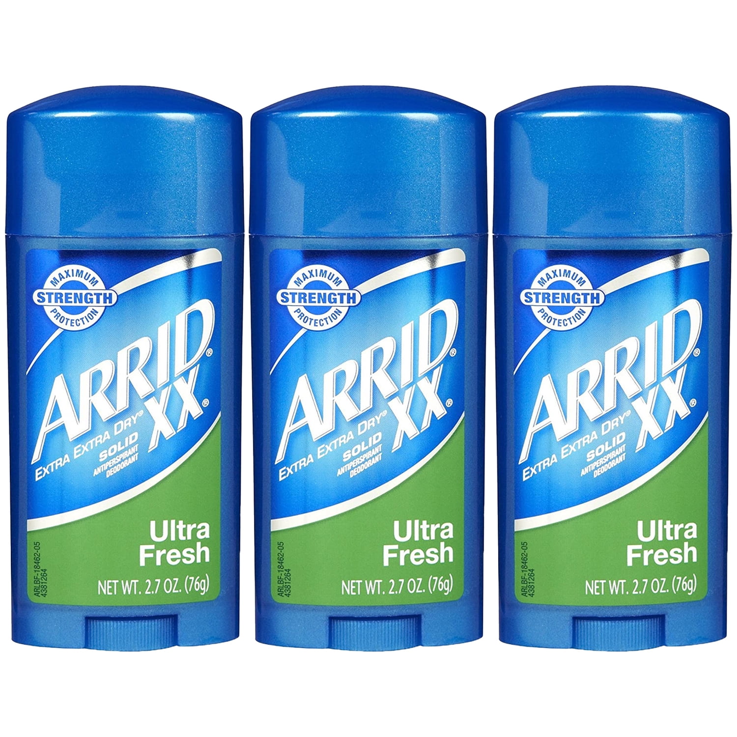 Pack of (3) Arrid Antiperspirant and Deodorant, Ultra Fresh - 2.7 Oz ...