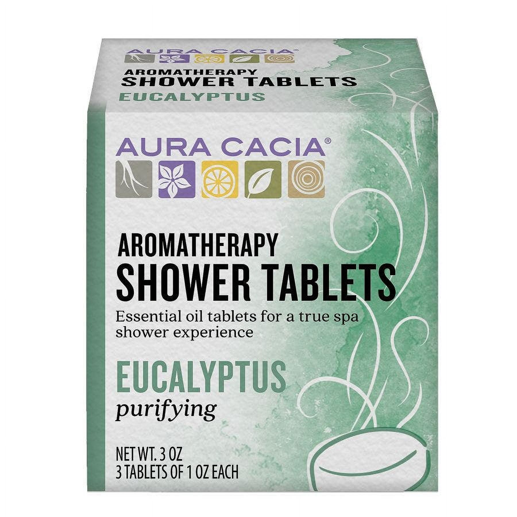 Pack of 3, Aura Cacia Eucalyptus Shower Tablets, 3 oz - Walmart.com