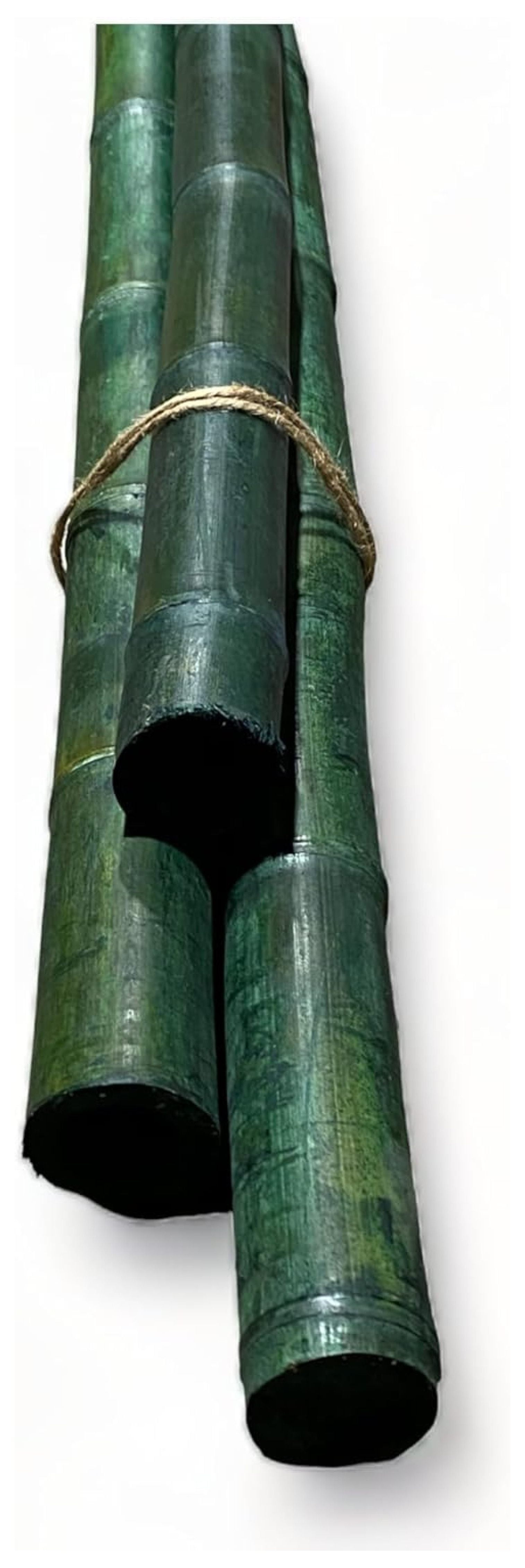 Pack of 3 Bamboo Sticks - 6 Feet Long Natural Thick Bamboo Poles - 1.5 ...