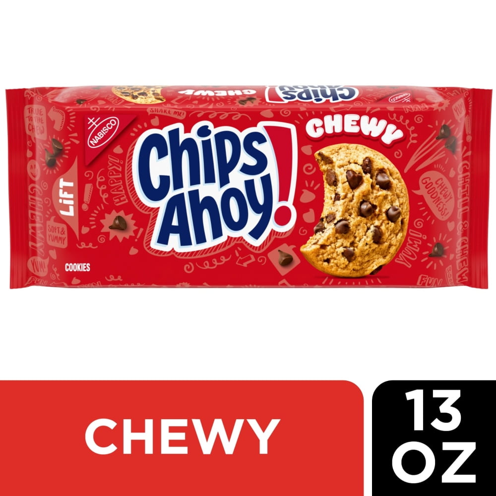 Pack of 3 CHIPS AHOY! Chewy Chocolate Chip Cookies, 13.0 oz (packaging ...