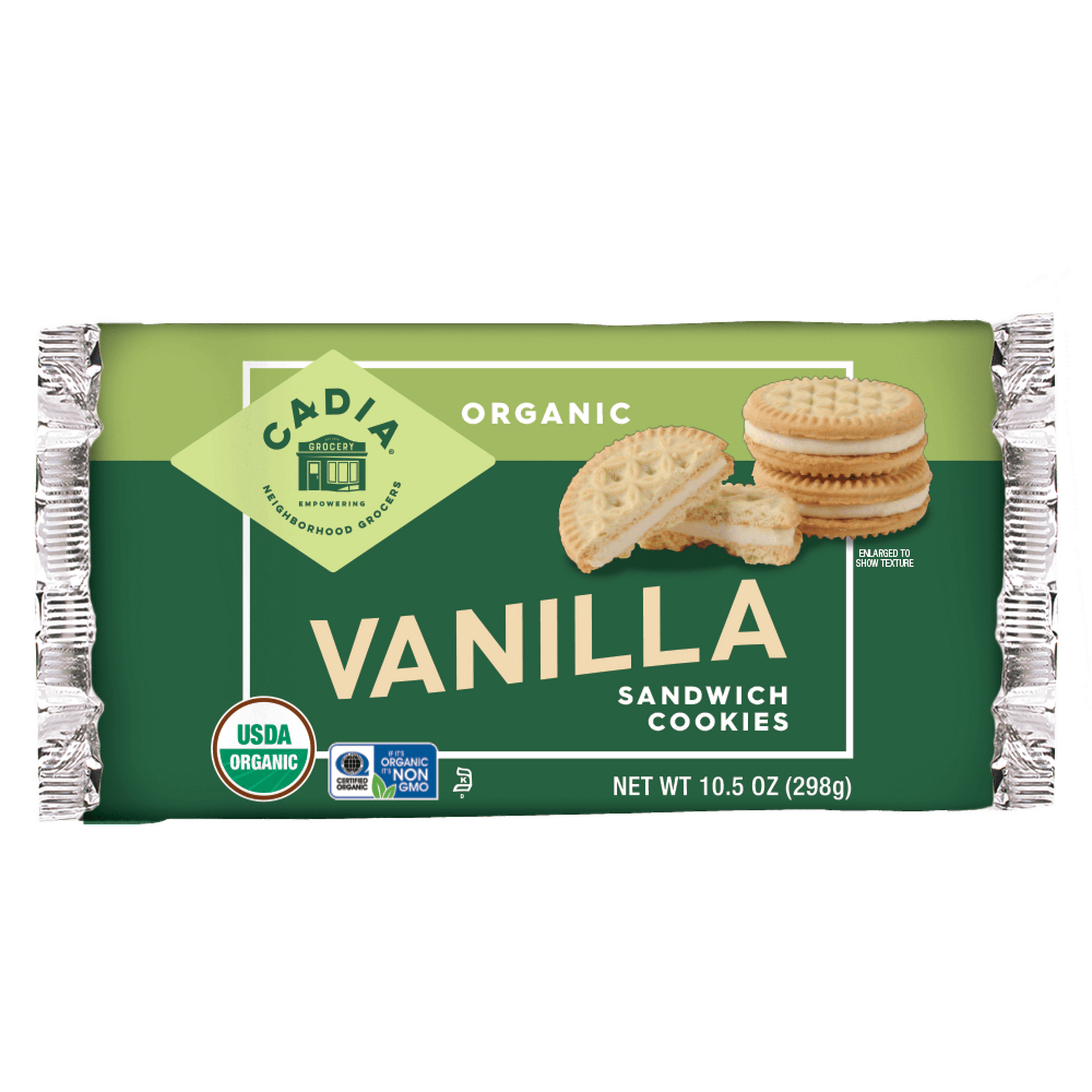 Pack of 3, Cadia Organic Vanilla Sandwich Cookies, 10.5 oz - Walmart.com