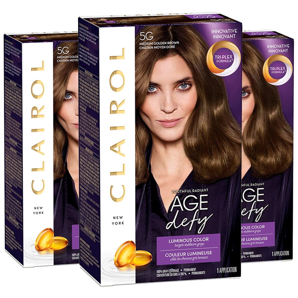 Pack of 3 Clairol Age Defy Permanent Hair Dye, 5G Nepal | Ubuy