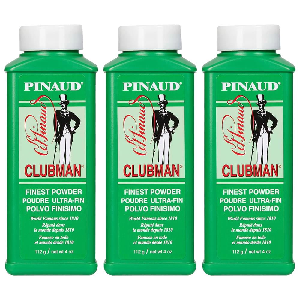 Pack of (3) Clubman Pinaud Finest Talc 4oz - Walmart.com