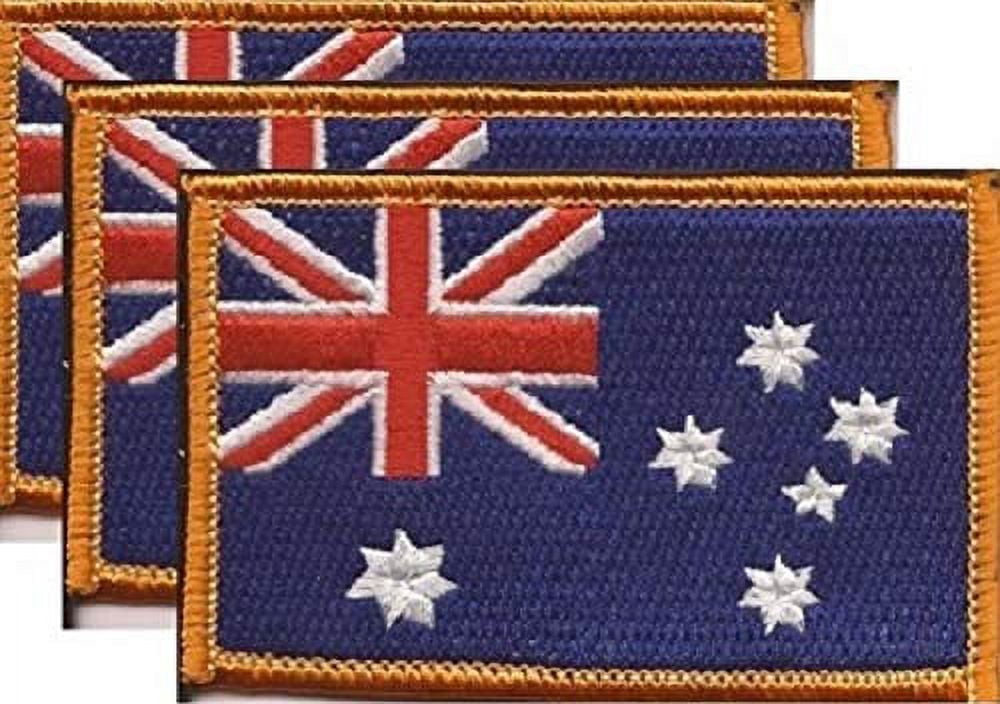 Pack of 3 Country Flag Patches 3.50