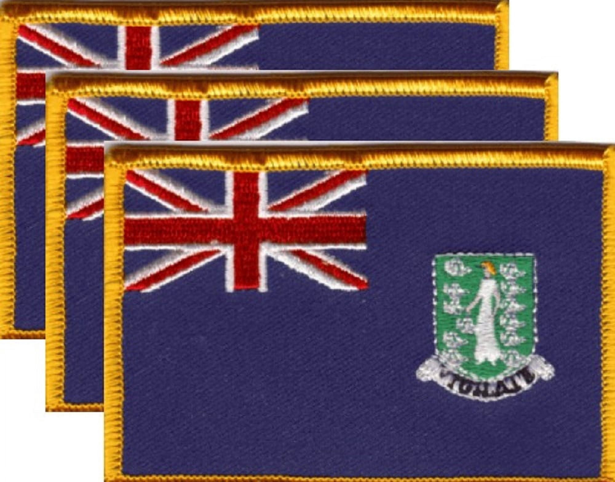 Pack of 3 Country Flag Patches 3.50
