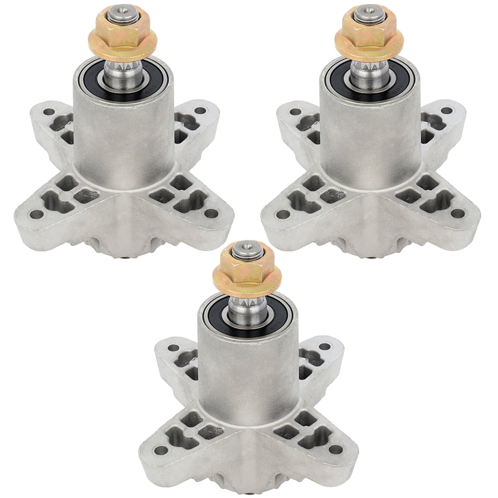 Pack of 3 ECCPP Spindle Assembly 6 pt. star design Lawn Mower Spindles Replaces for MTD/for Cub ...