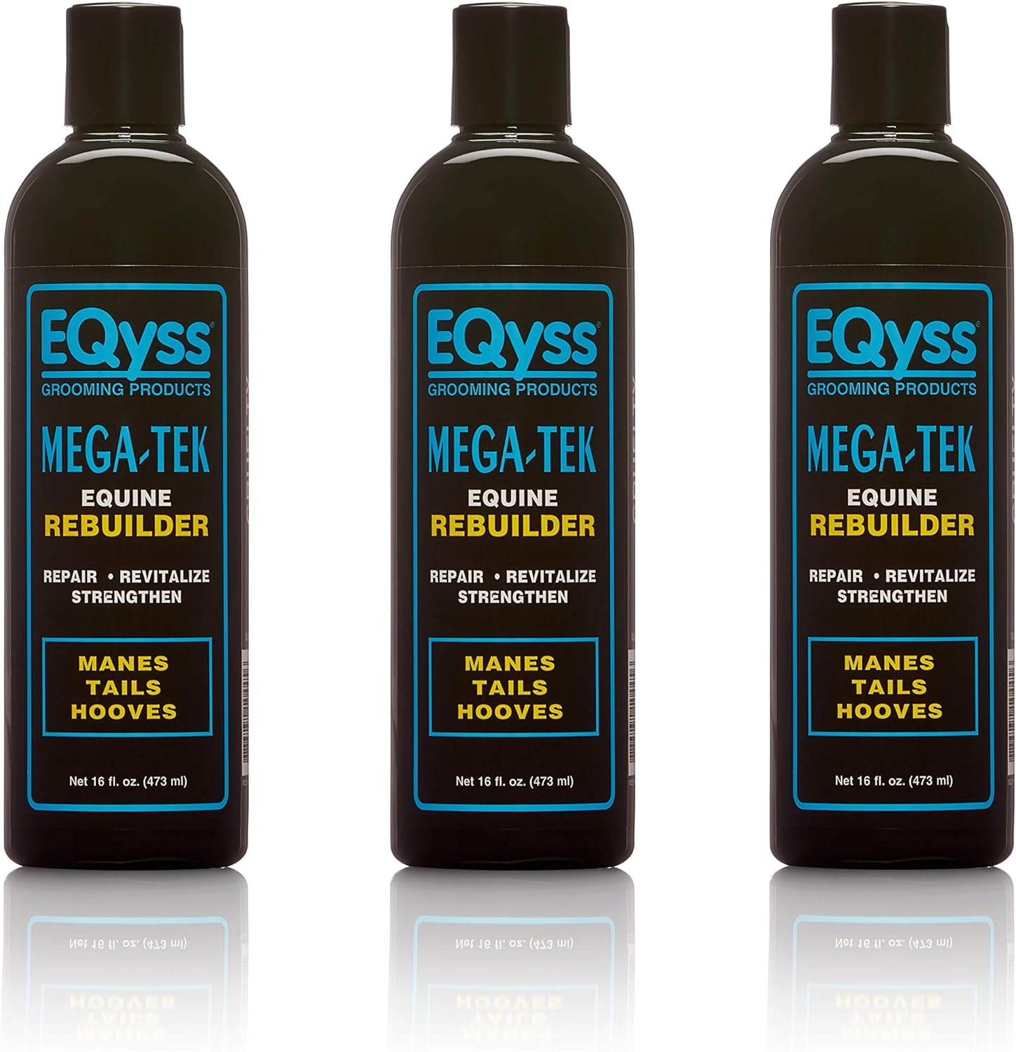 (Pack of 3) Eqyss Mega-Tek Equine Rebuilder - 16 Ounces Each - Walmart.com