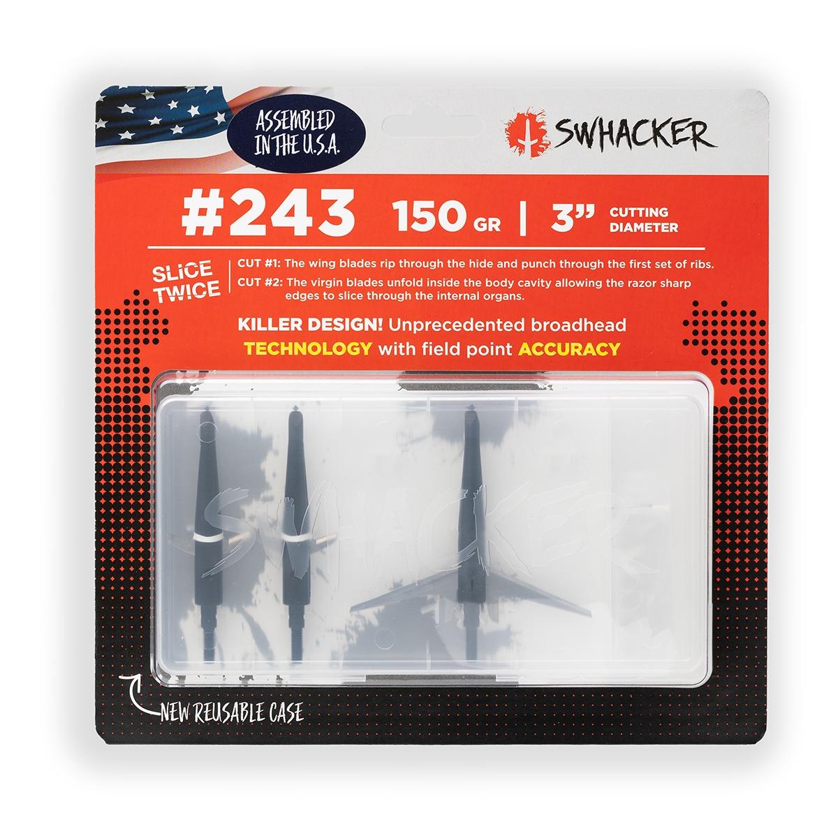 "Swhacker Crossbow Broadheads, Hunting Archery, 2-Blade 150 Grain 3 ...