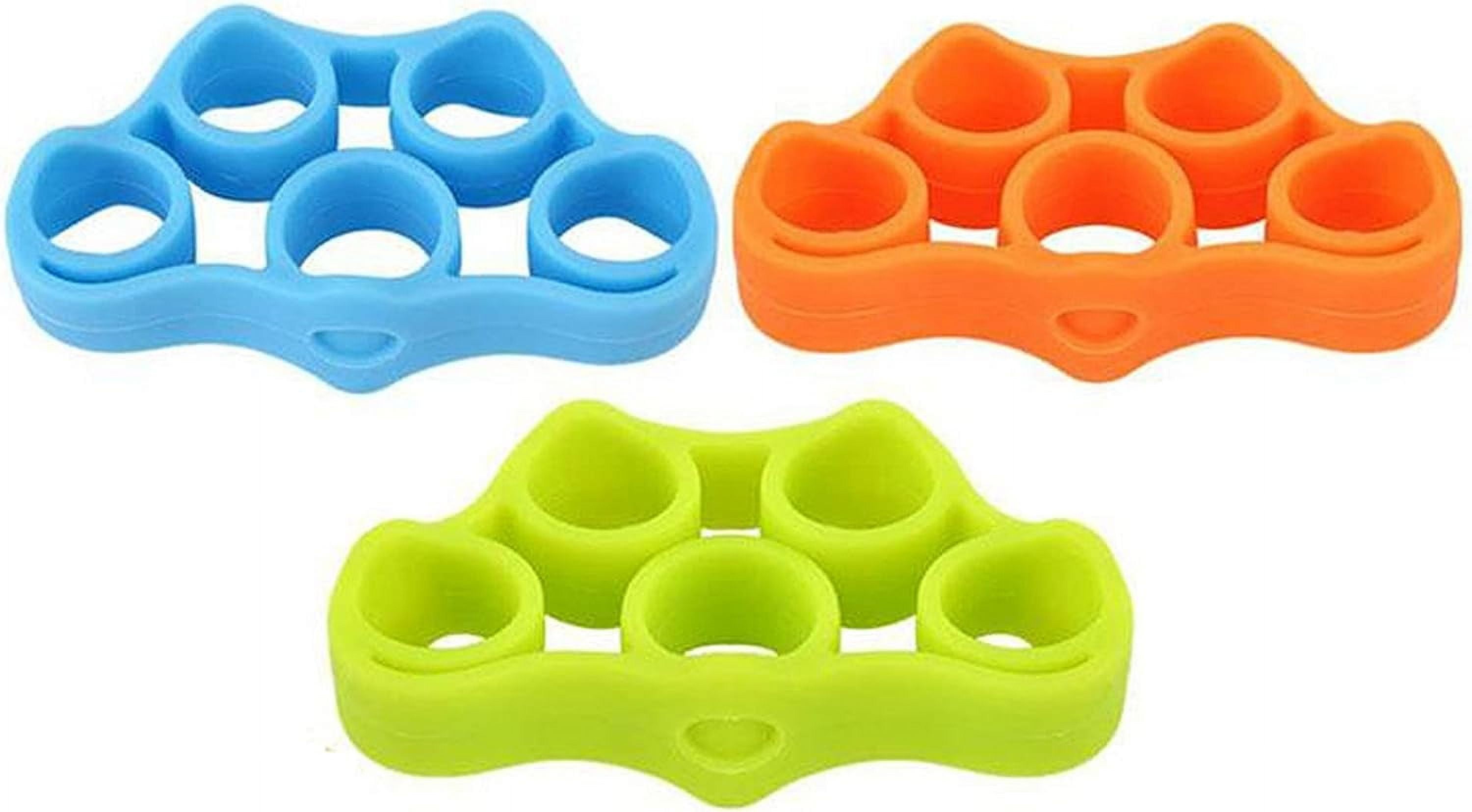 Pack of 3 Finger Stretcher Strength Trainers - Resistance Training Hand ...