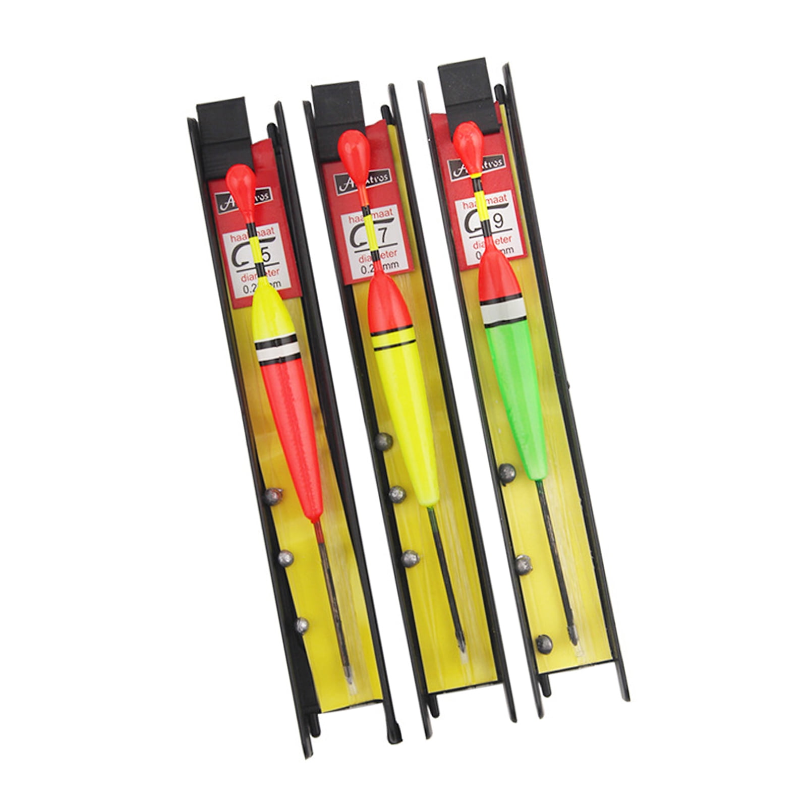 Pack of 3 Fishing Floating Bobber Indicators Float Fishing Tackle ...