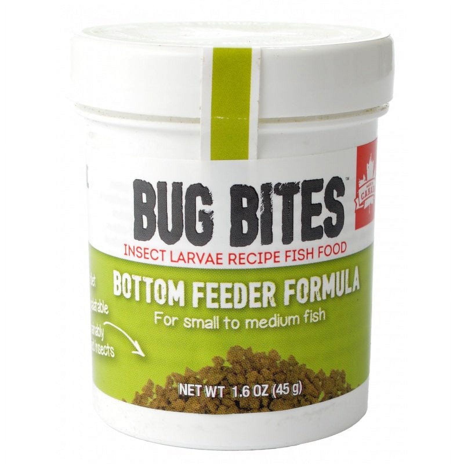 [Pack of 3] Fluval Bug Bites Bottom Feeder Formula Granules for Small ...