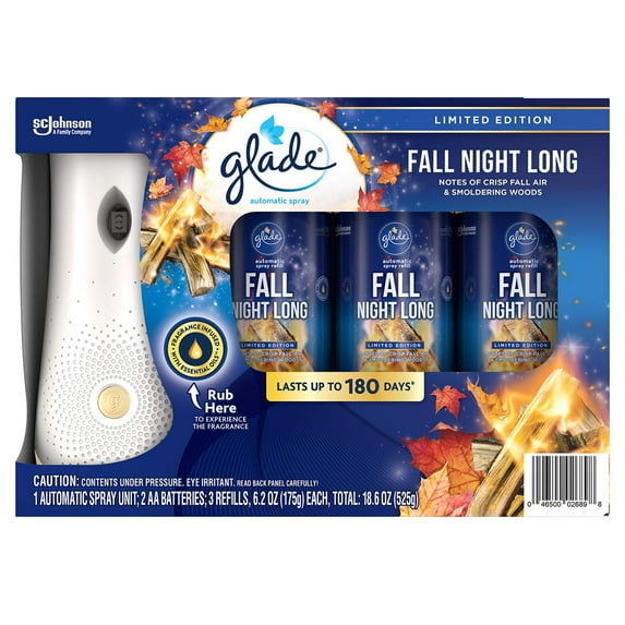 Glade Air Freshener Automatic Dispenser, Limited Edition Spray Diffuser ...