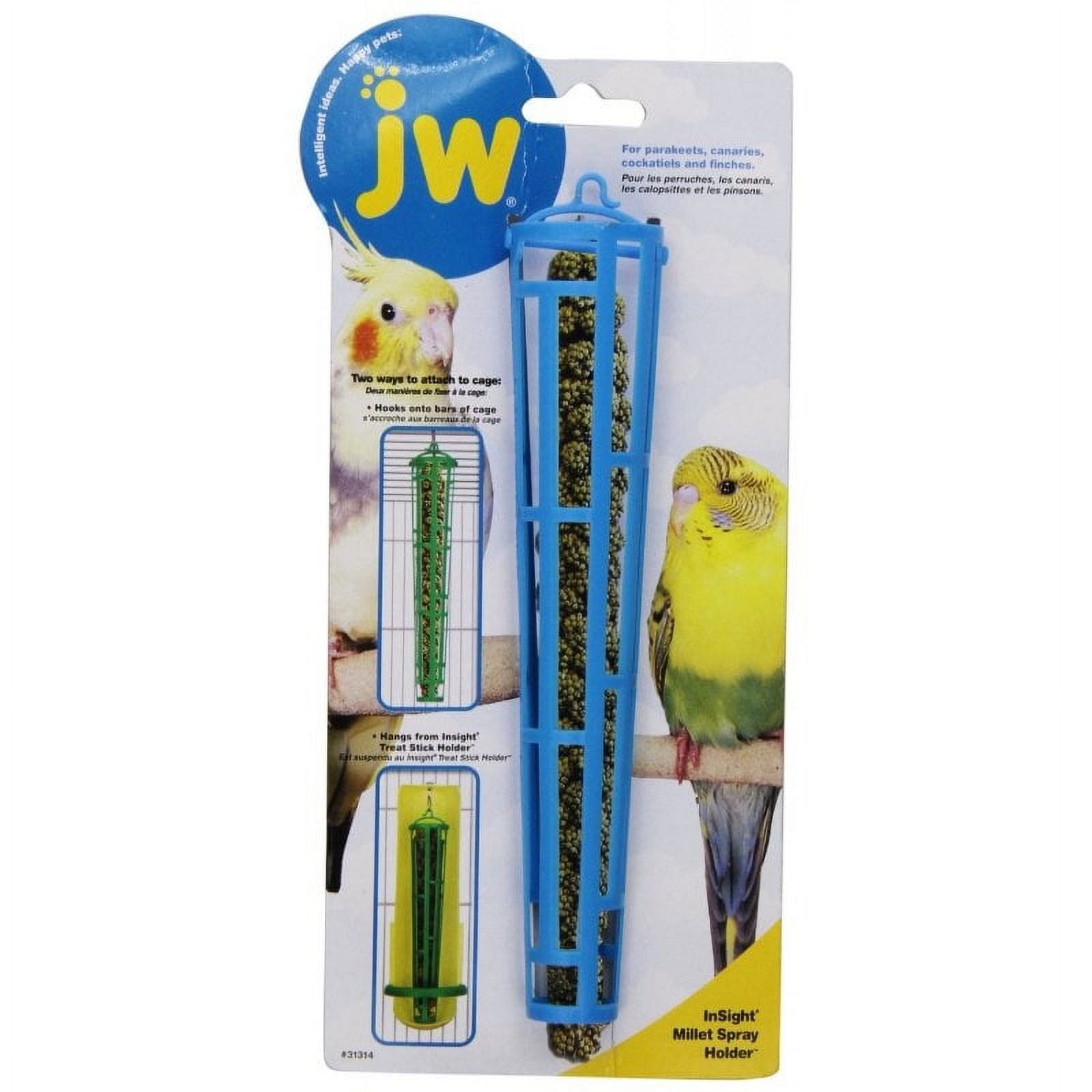 [Pack of 3] JW Pet Insight Millet Spray Holder for Birds 1 count ...