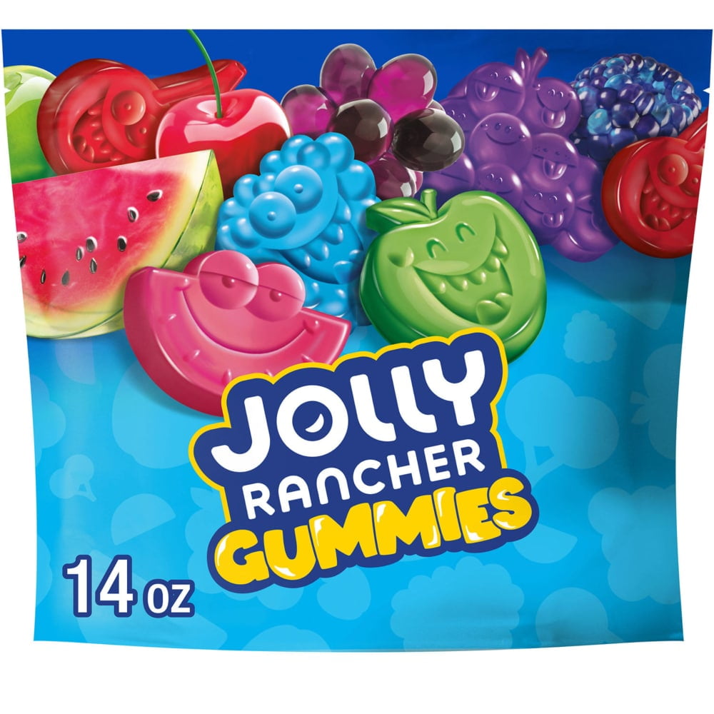 Pack of 3 Jolly Rancher Gummy Candy Pouch, 14 oz (packaging may vary ...