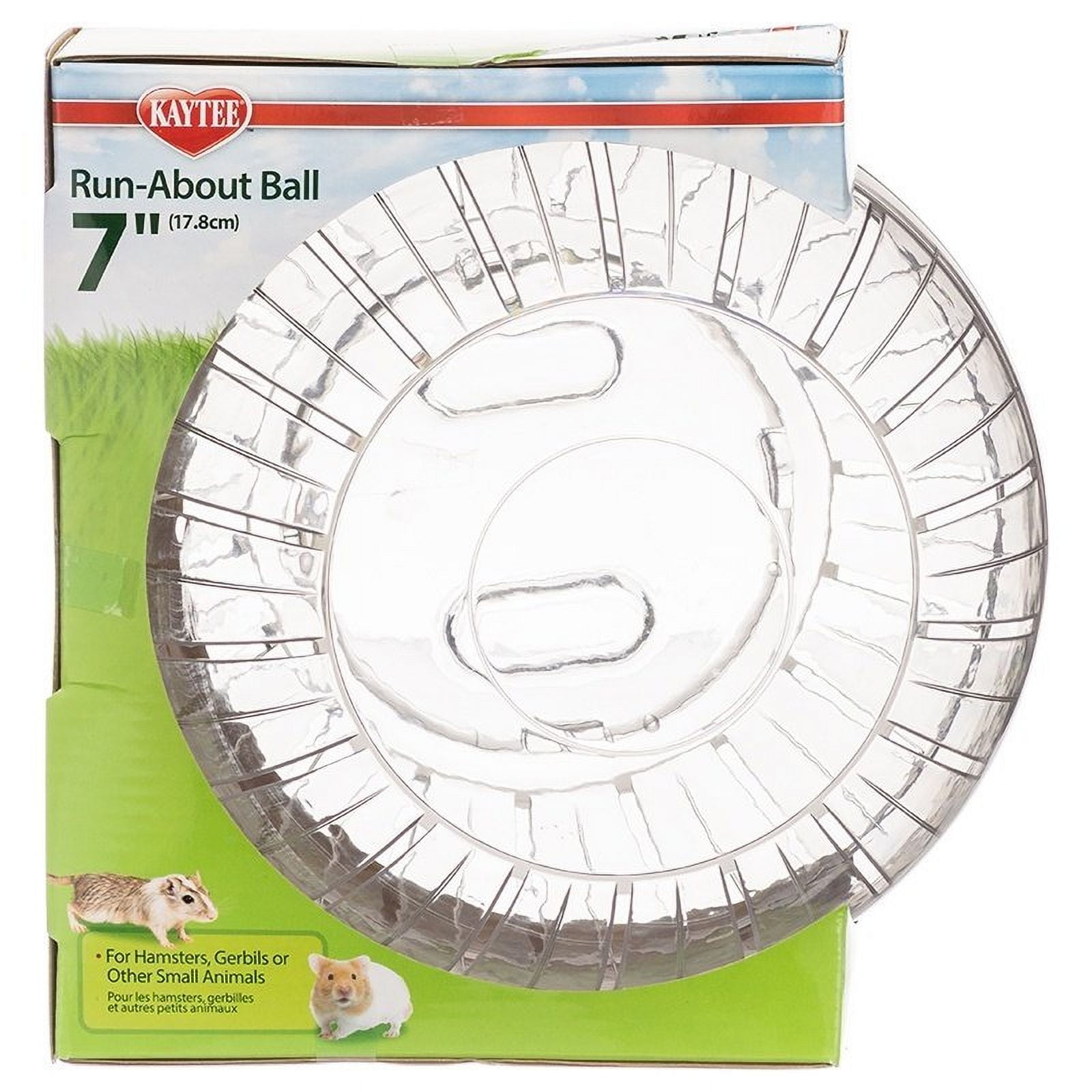 [Pack of 3] Kaytee Run-About Ball Clear Regular - 1 count - Walmart.com