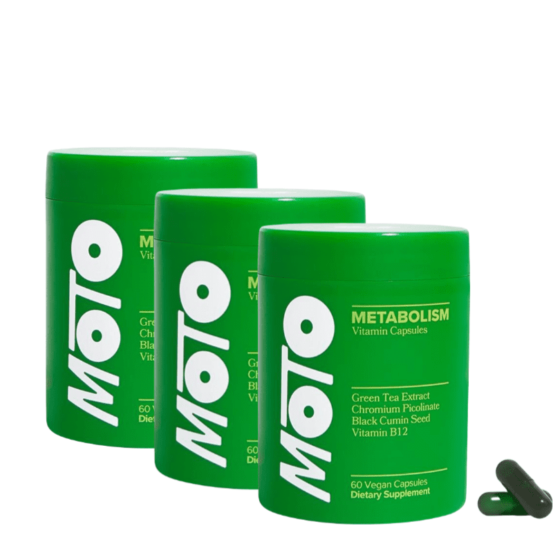 (Pack of 3)MOTO - MetabolismBoosting 60Capsule - 30 Servings - Walmart.com