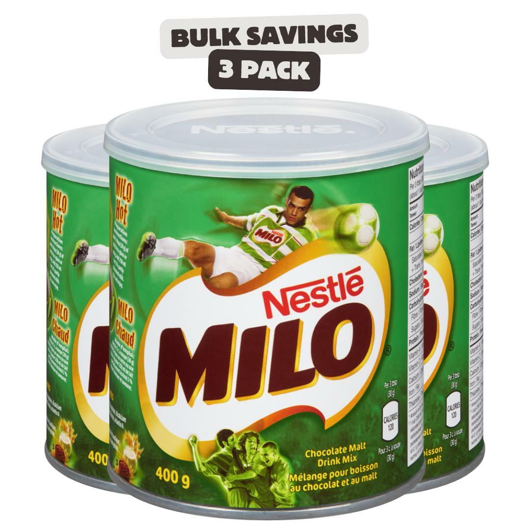 (Pack of 3) Milo Drink Chocolate, 400 Grams - Walmart.com