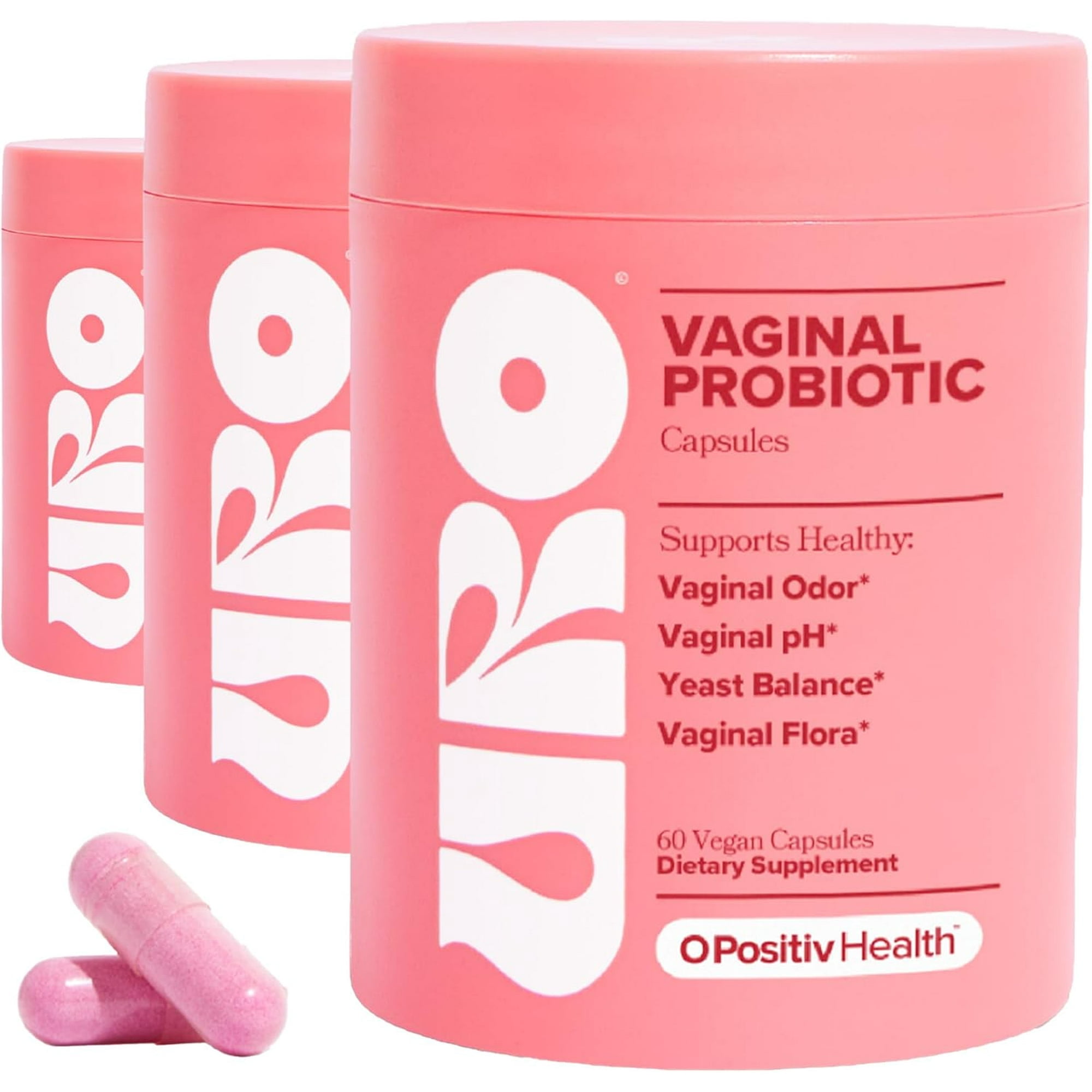 (Pack of 3)NEW Women's Probiotics - URO Vaginal Probiotics， pH Balance， Healthy Vaginal Odor ...