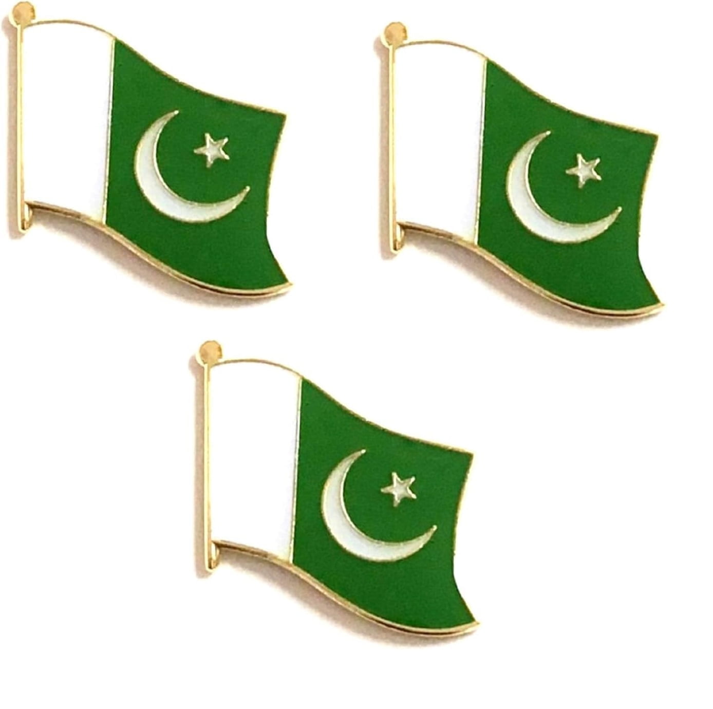 Pakistan Single Flag Lapel Pins, Pack of 3 - Walmart.com