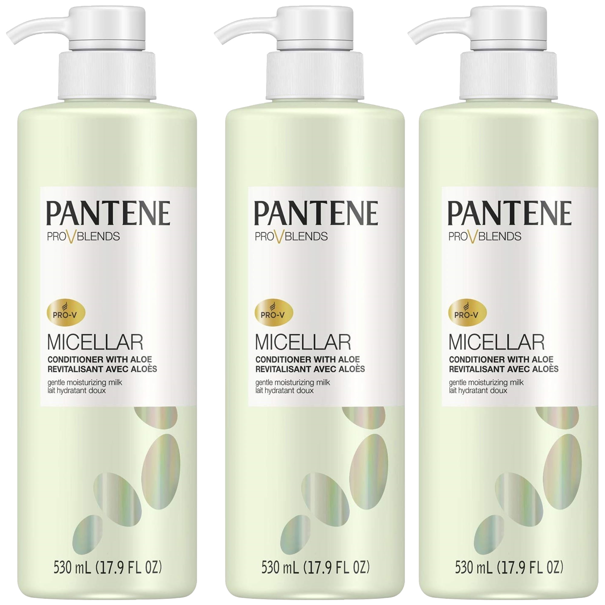 Pack of (3) Pantene Micellar Conditioner, Pro-V Blends, with Aloe ...